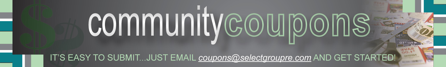 Community Coupons – My Select Life – By the Select Group
